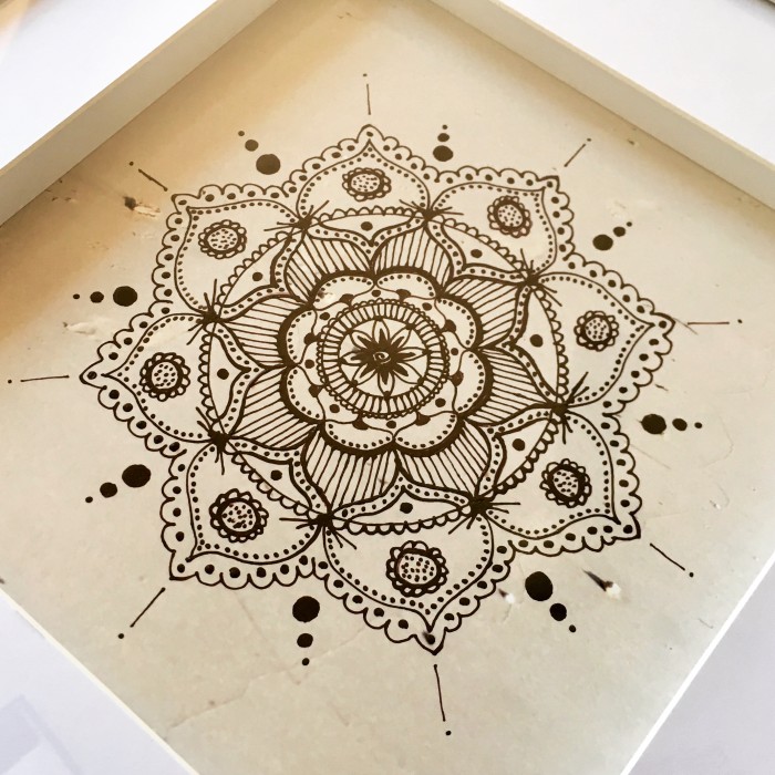 Brown on Sand Medium Mandala