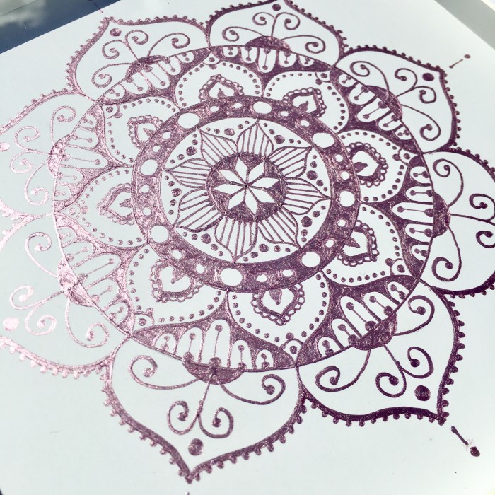 Dusty Pink Medium Mandala