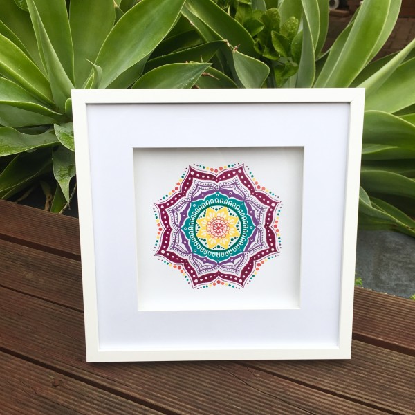 Rainbow Medium Mandala